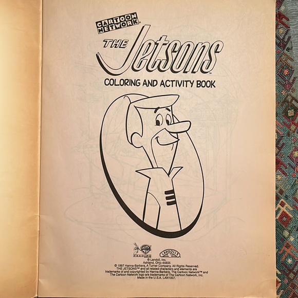 Other | Vintage 1997 Cartoon Network The Jetsons Coloring And Activity ...